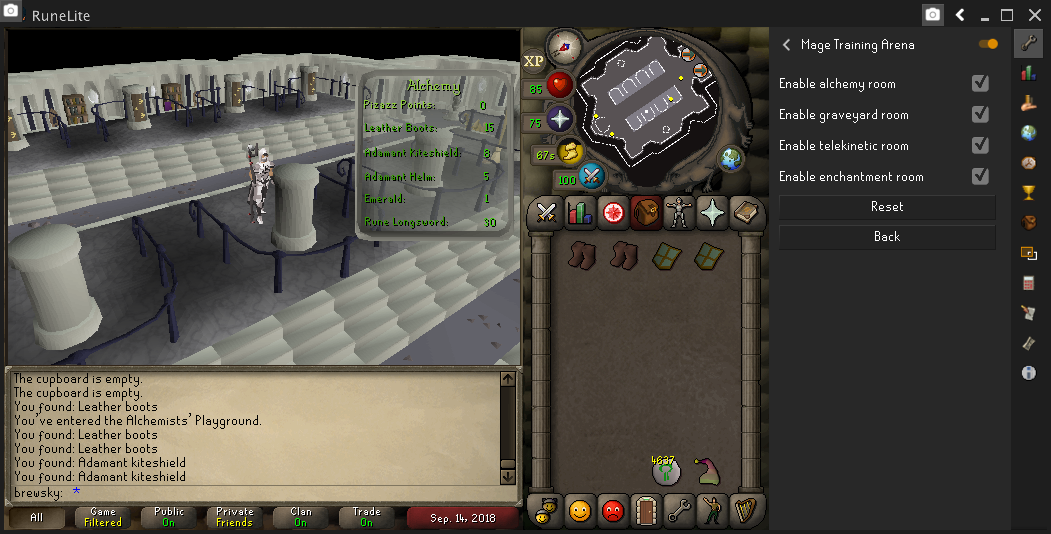 Alchemy room plugin for Mage Training Arena does not work. · Issue ...