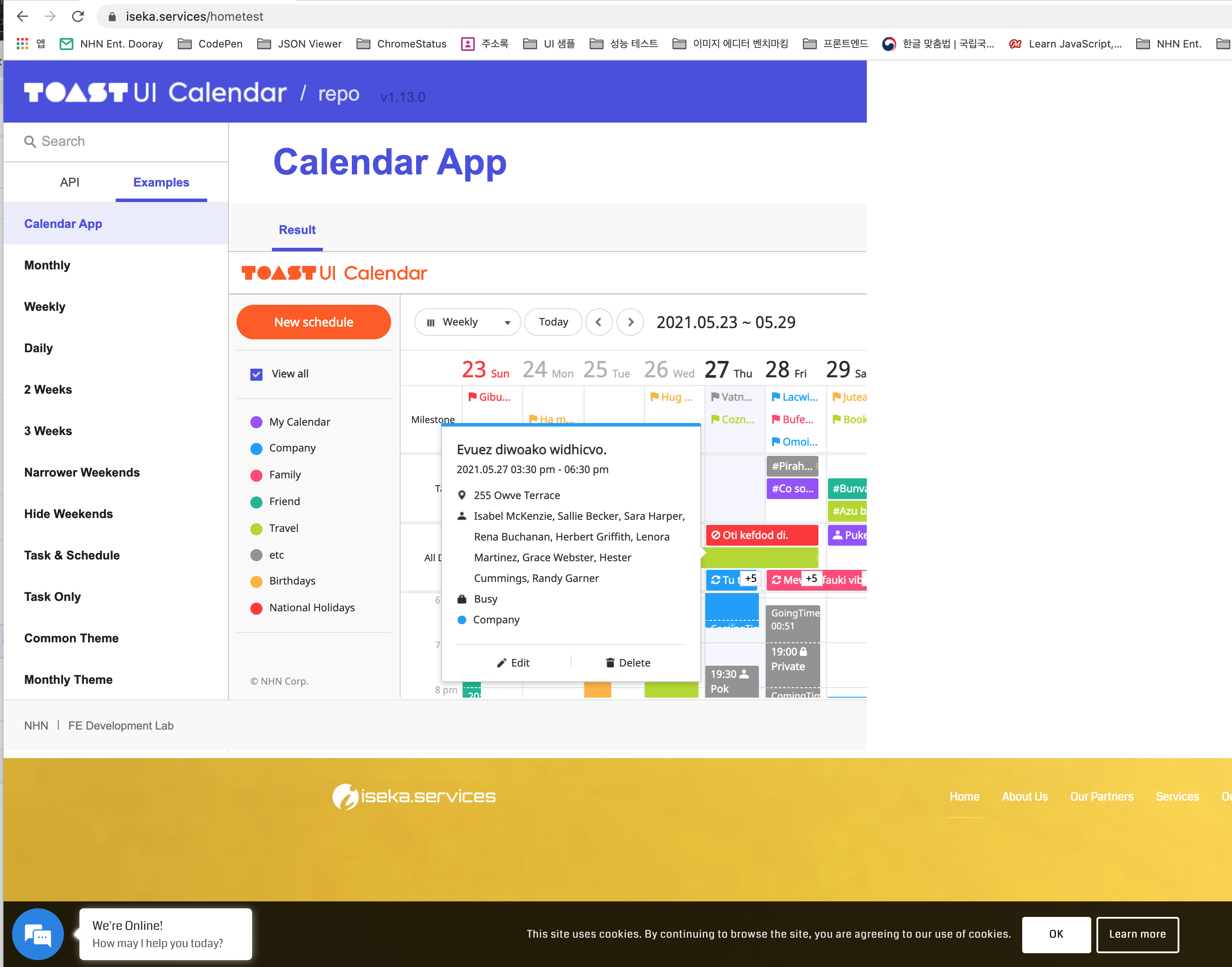 Calendar Not Shown When Being Called From IFrame In Different Domain ...