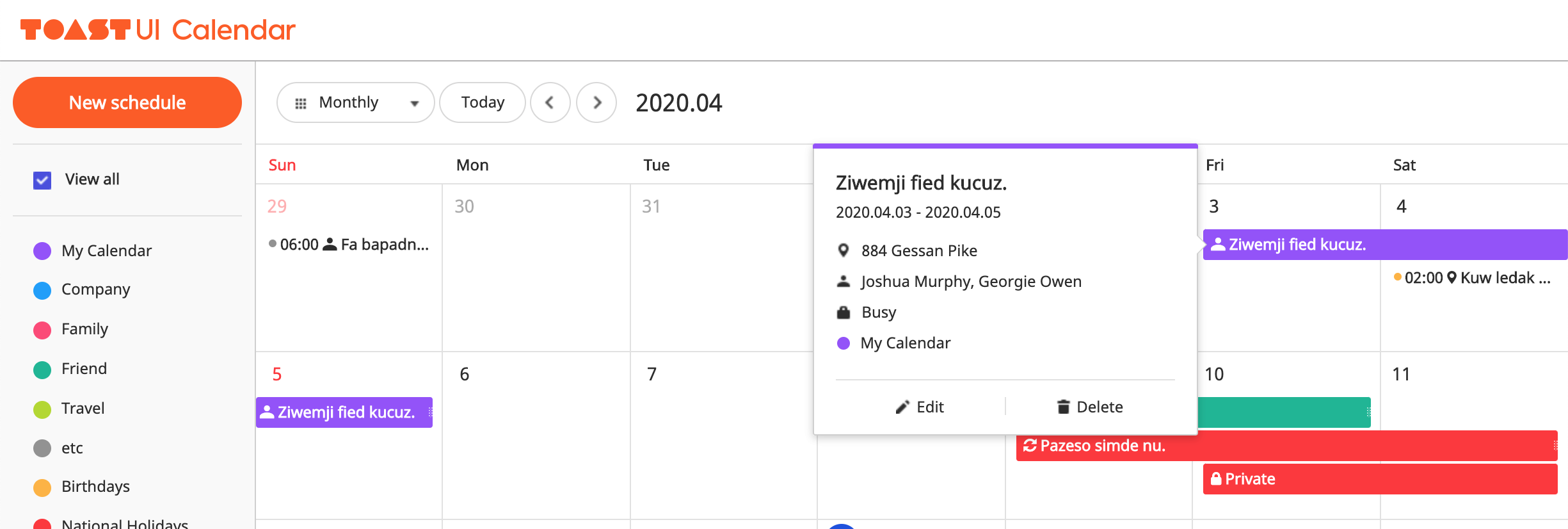 Improve default detail popup position · Issue #568 · nhn/tui.calendar ...