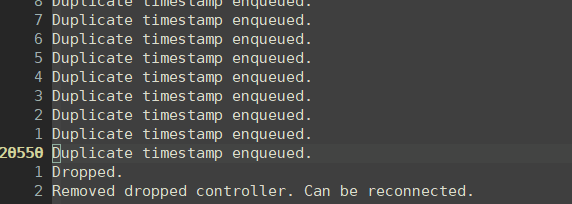 [BUG]Duplicate timestamp enqueued starting when low battery notification appears - no steam open ...