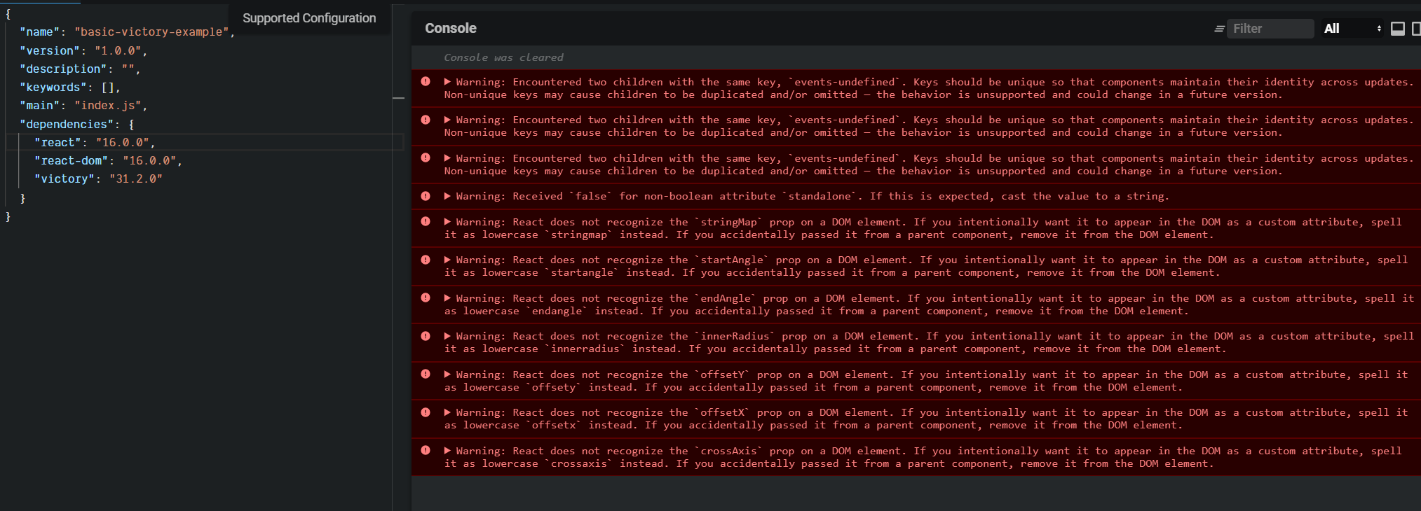 Console warnings rendering Victory Chart · Issue #1250 · FormidableLabs ...