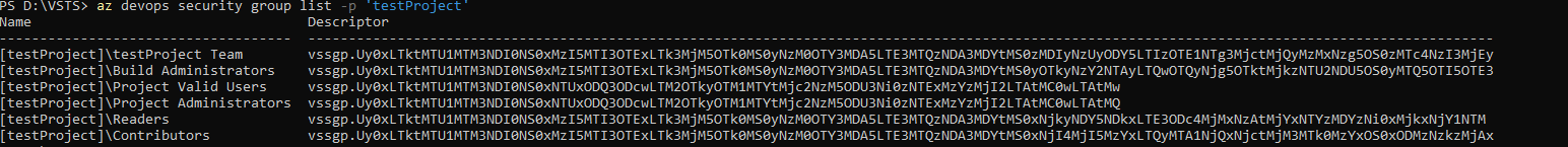 [Bug] Adding user to a group breaks · Issue #664 · Azure/azure-devops-cli-extension · GitHub