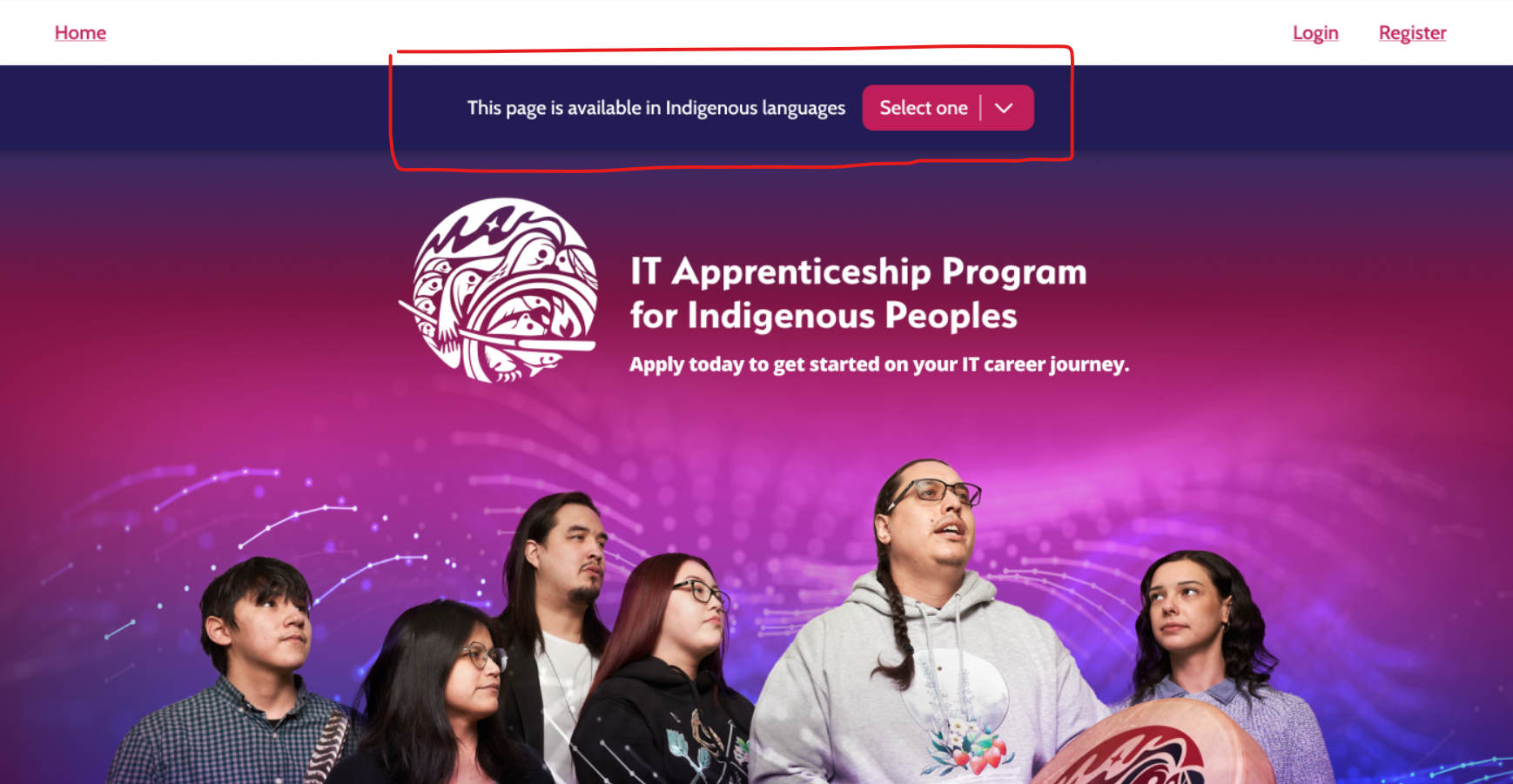 Create indigenous language switcher which navigates to url with ...