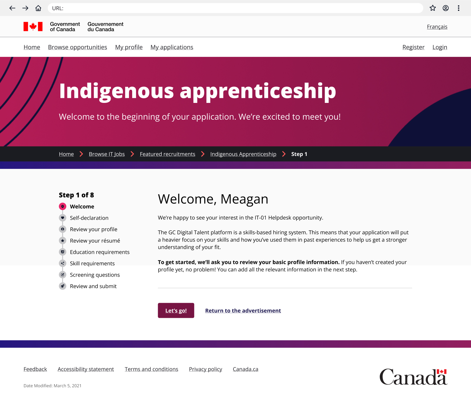 IAP Application changes hydrogen theme · Issue #6462 · GCTC-NTGC/gc ...