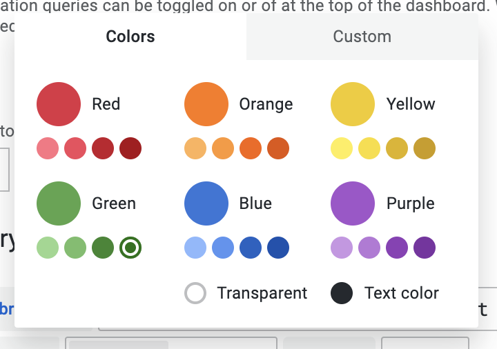 Annotations with predefined colors don't show anchor · Issue #35495 · grafana/grafana · GitHub