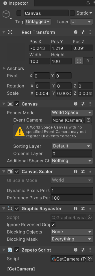동적 생성되는 캐릭터의 카메라를 가져오고 싶습니다. · naverz zepeto-studio-kor · Discussion #71 · GitHub