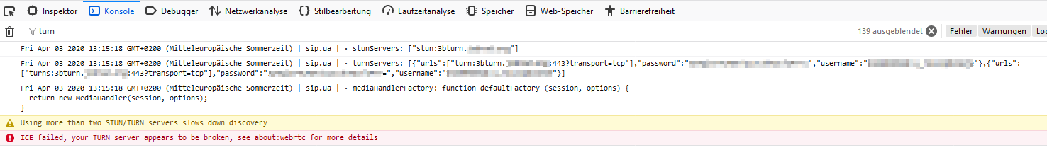 BigBlue by script does not use coturn or wrong turn credentials? · Issue #8975 · bigbluebutton ...