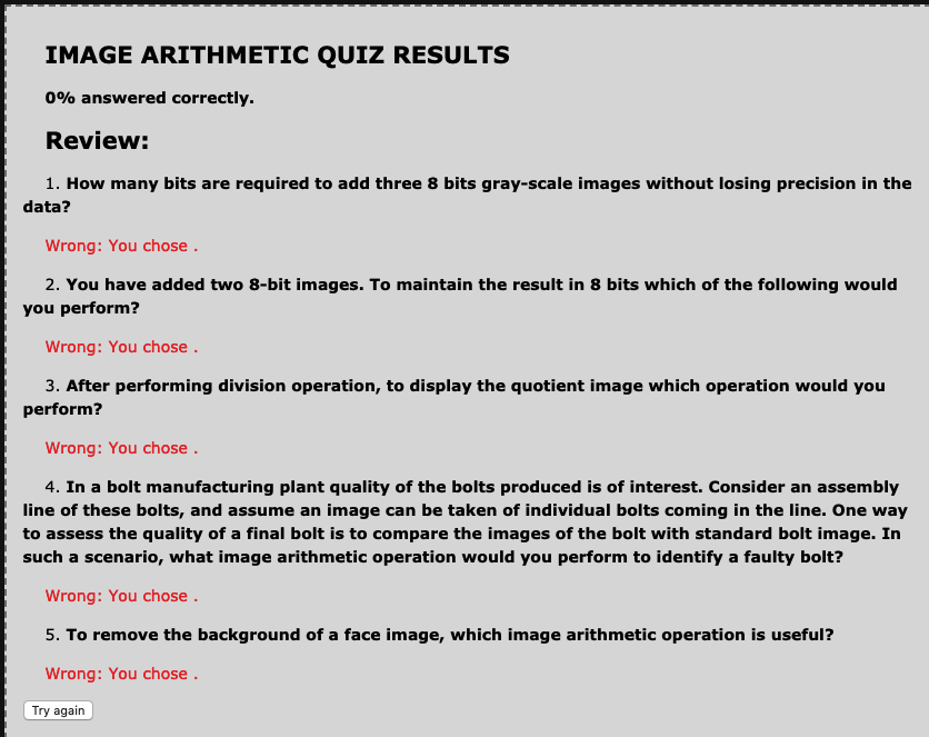 Image Arithmeticquiz · Issue 299 · Virtual Labs Archiveimage Processing Iiith · Github