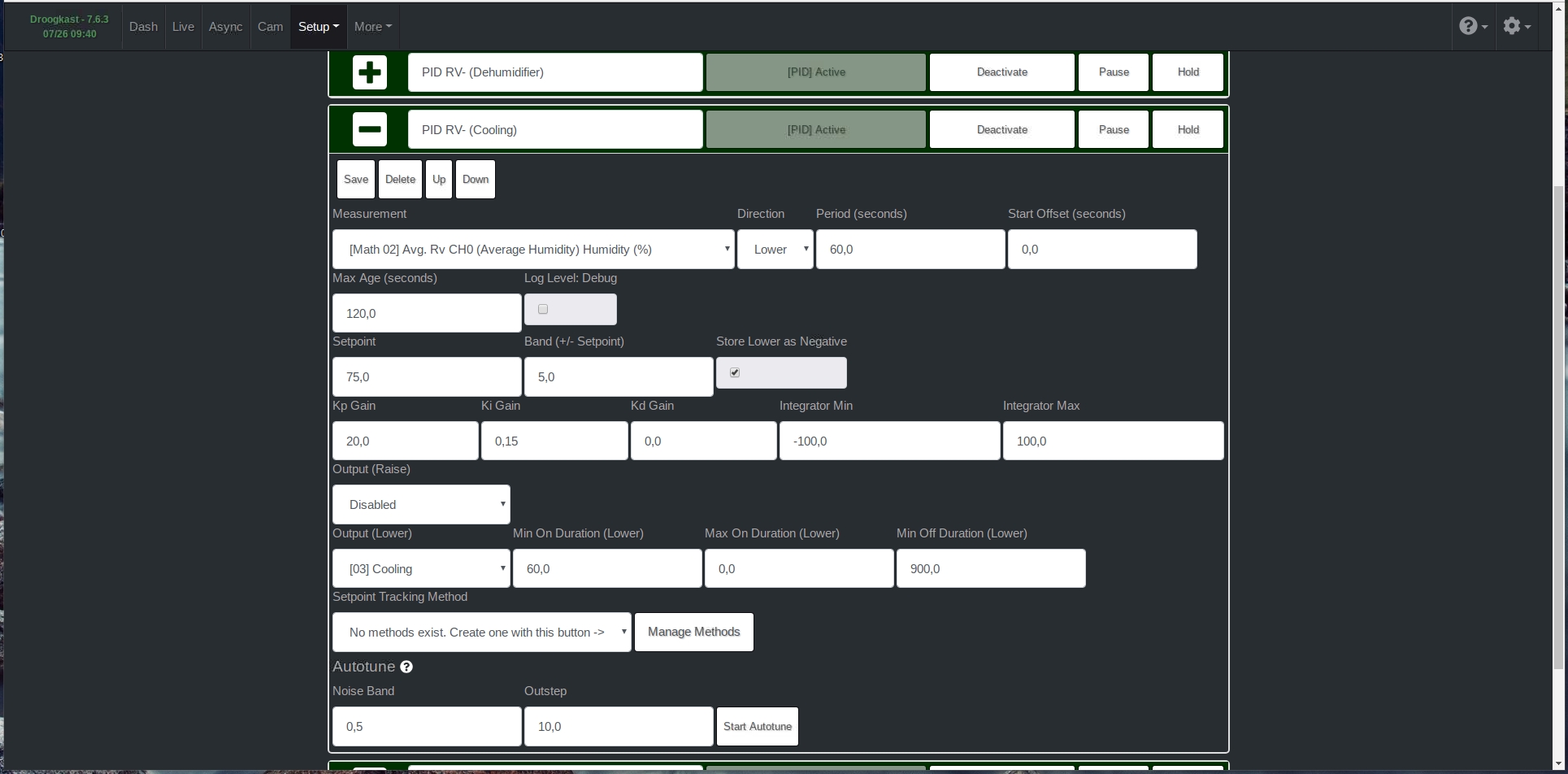 PID controllers get messed up after a while · Issue #671 · kizniche/Mycodo · GitHub