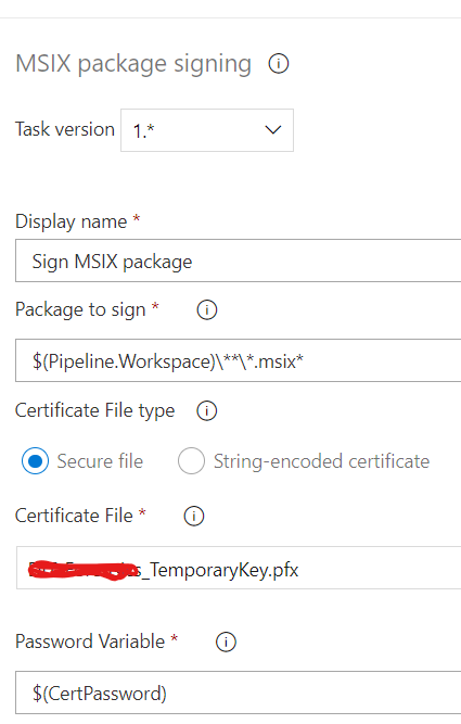 [BUG] The secret variable given does not point to a valid password. · Issue #584 · microsoft ...