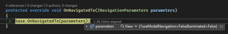 NavigateAsync has no useModalNavigation and animated parameters - Prism.DryIoc.Maui ...