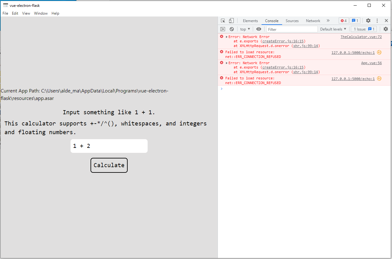 Connection Refused Error · Issue 27 · Megasanjay Electron Vue3 Flask · Github