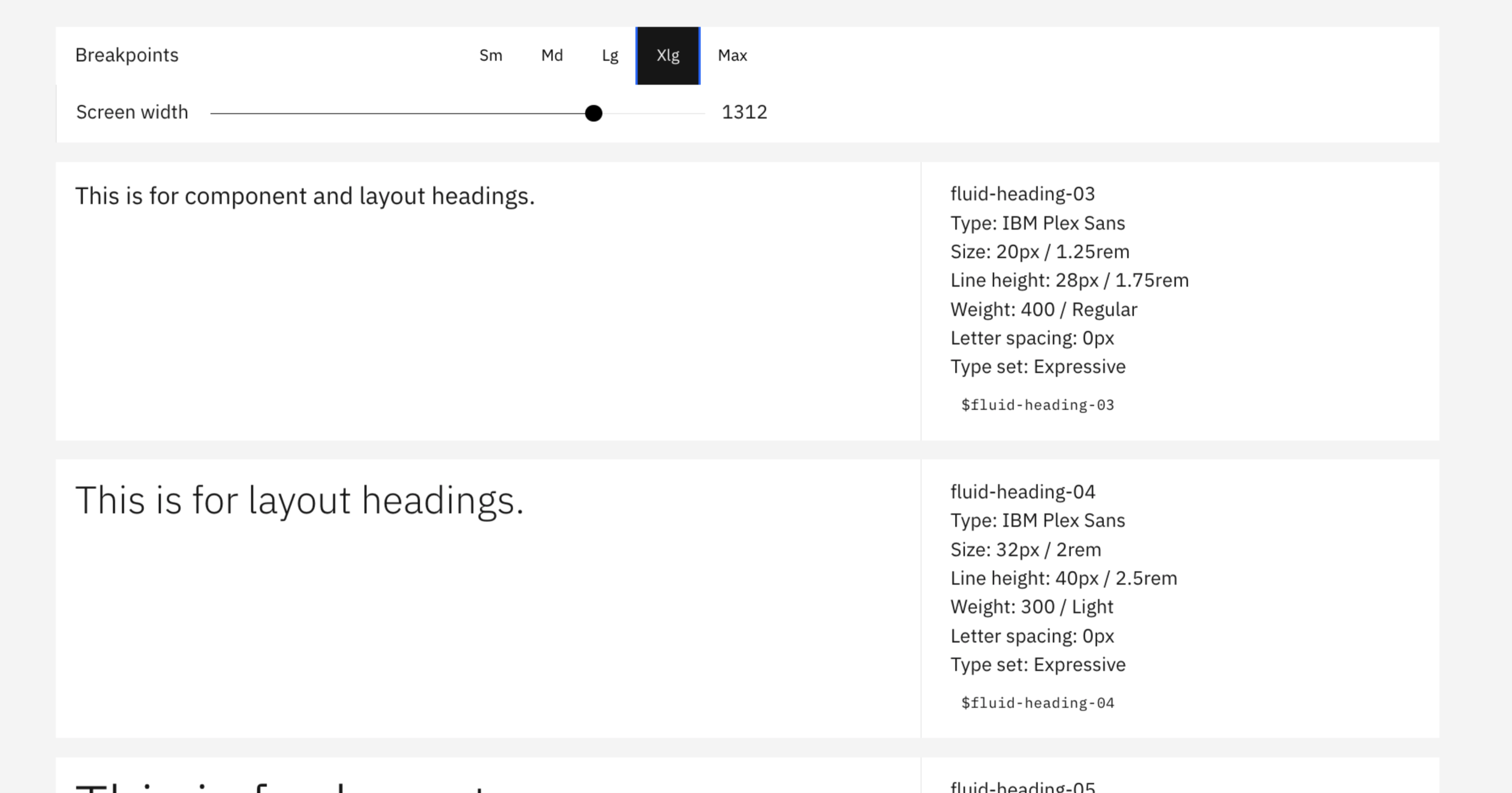 [bug]$expressive-heading-04:xlg breakpoint size is wrong · Issue #3149 · carbon-design-system ...