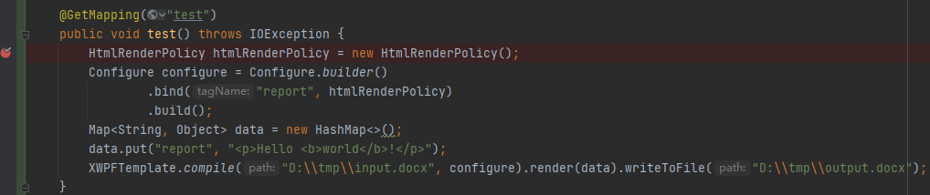 html文本标签填充后是空白的 · Issue #15 · draco1023/poi-tl-ext · GitHub