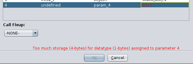Improving work with function arguments · Issue #4983 · NationalSecurityAgency/ghidra · GitHub