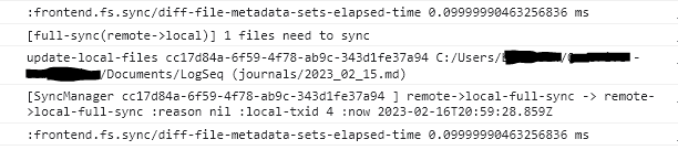 Issue with LogSync · Issue #8610 · logseq/logseq · GitHub