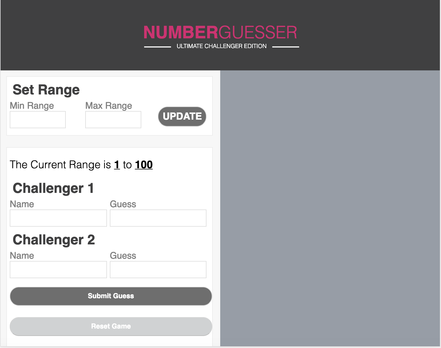 GitHub - colbyallen012/number-guesser: Pair project, number guesser.
