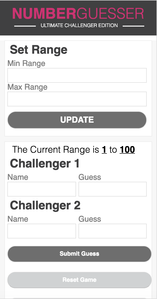 GitHub - colbyallen012/number-guesser: Pair project, number guesser.