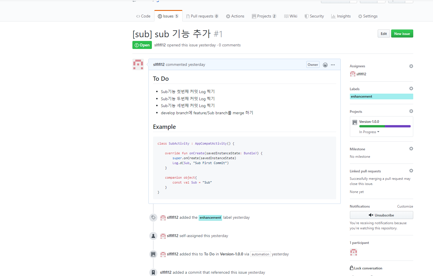 GitHub - seosh817/git-flow-test: git flow practice