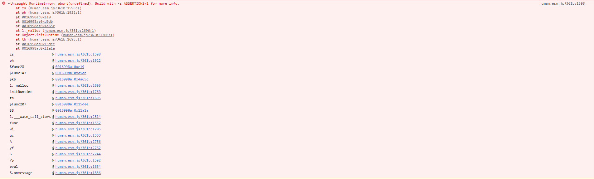 Correct .wasm path. · Issue #249 · vladmandic/human · GitHub