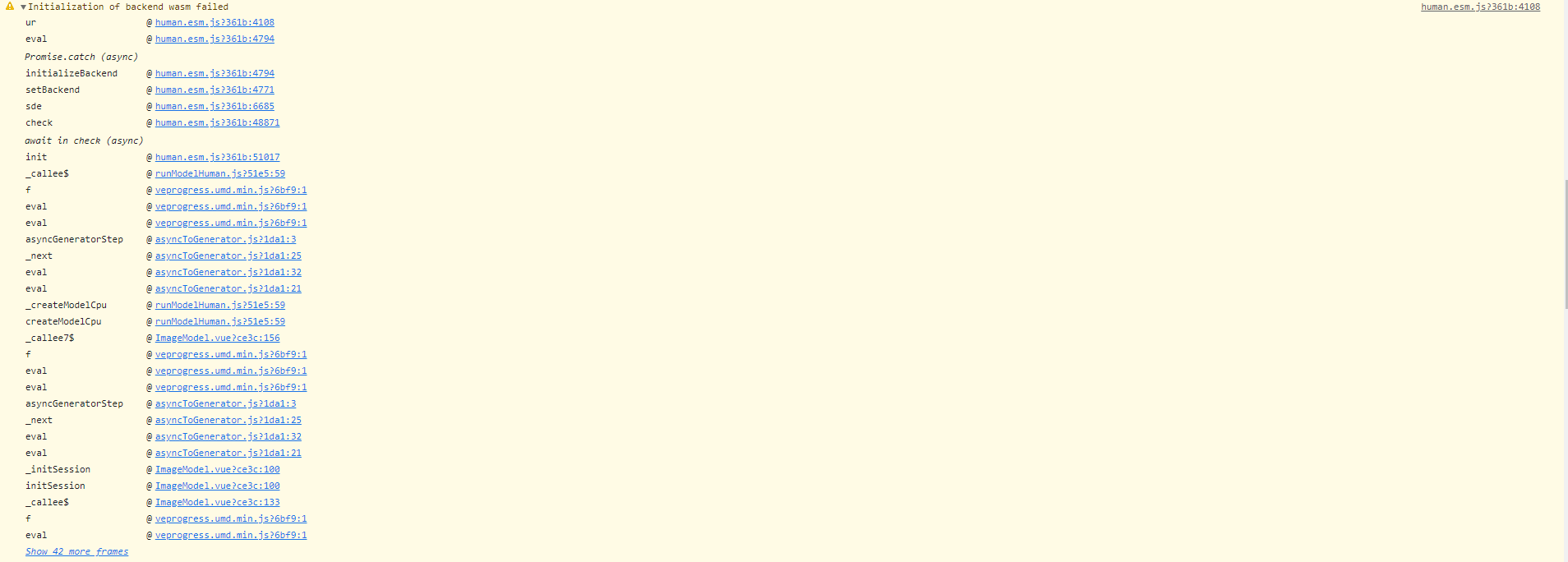 Correct .wasm path. · Issue #249 · vladmandic/human · GitHub