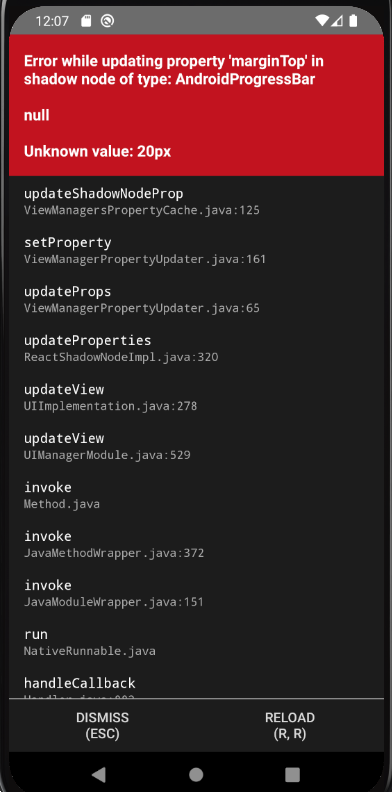 Adding mt="20px" to Spinner crashes the application. · Issue #4408 · GeekyAnts/NativeBase · GitHub