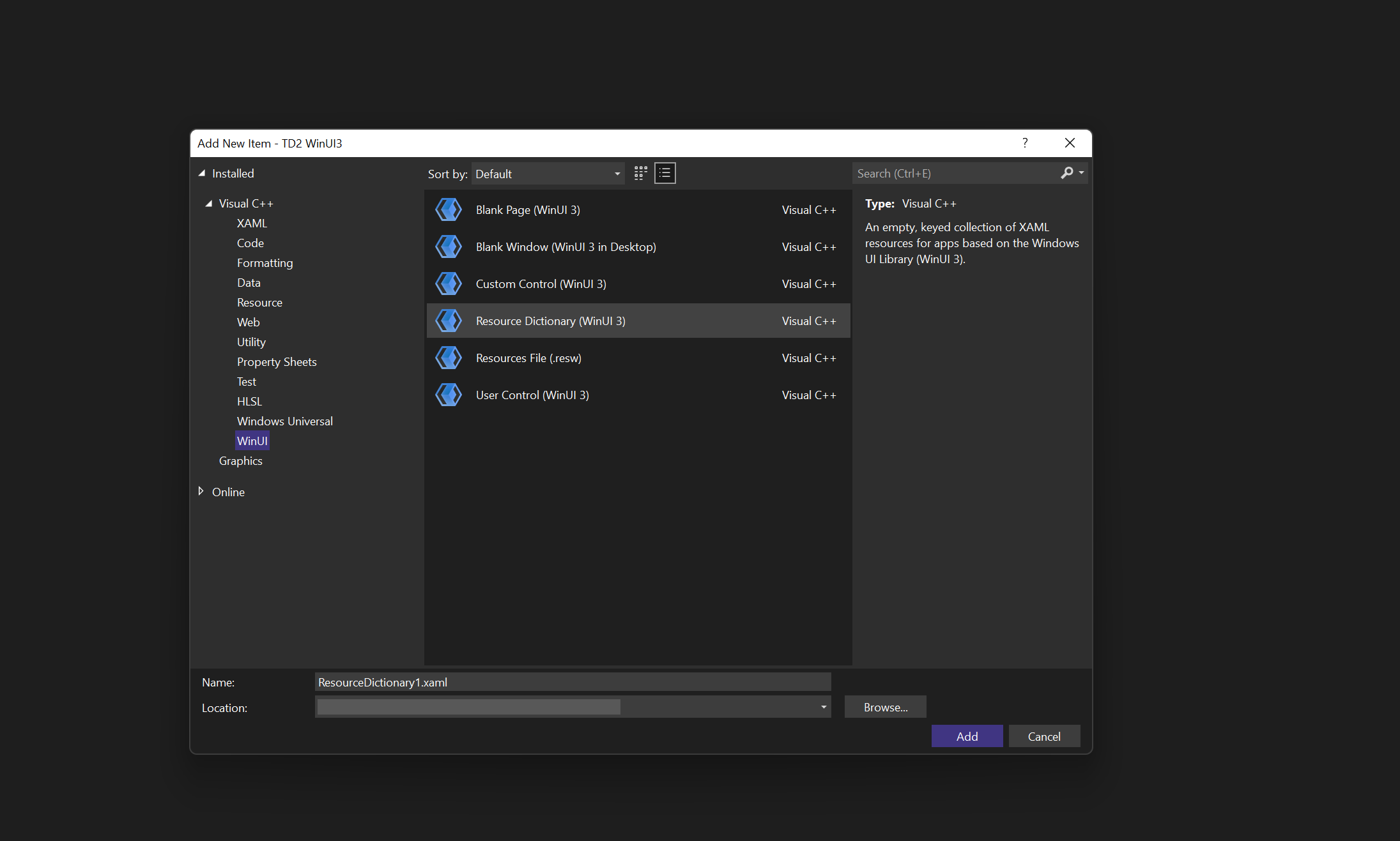 Question How To Add Resourcedictionary With Code Behind Cwinrt · Issue 6839 · Microsoft
