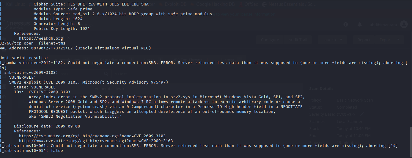 GitHub - Abdibimantara/Vulnerability-Asessment-Kioptrix-Level-1-Vulnhub