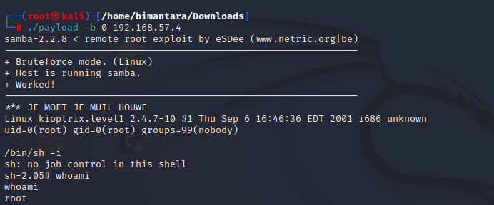 GitHub - Abdibimantara/Vulnerability-Asessment-Kioptrix-Level-1-Vulnhub