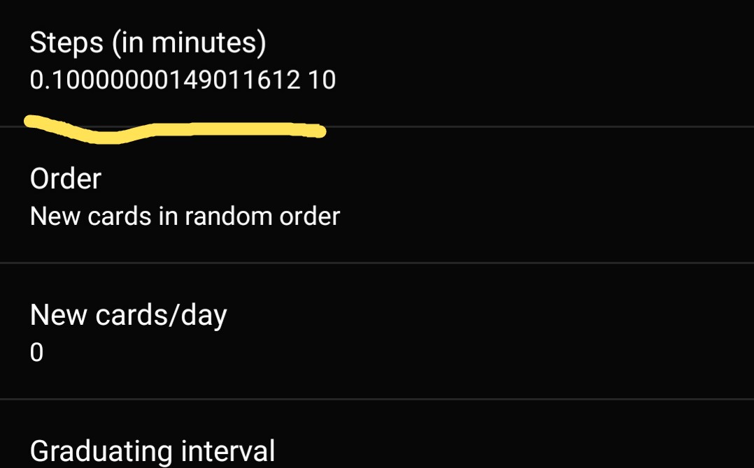 [Bug] Interval after the decimal point is not reflected accurately in ...