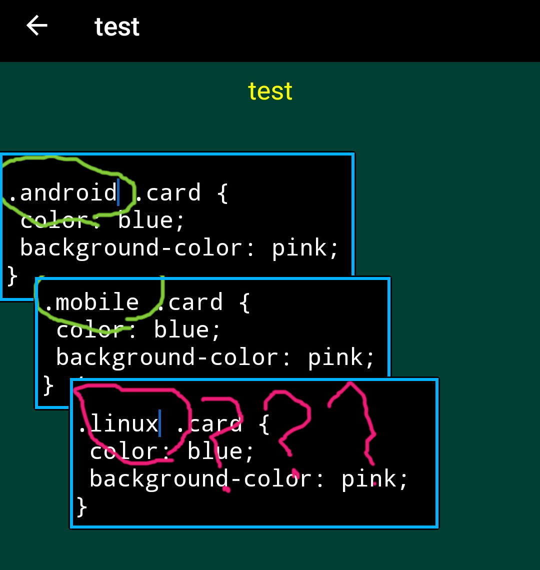 [Bug] CSS written for Linux desktop also applies to Ankidroid (android). · Issue #11272 ...