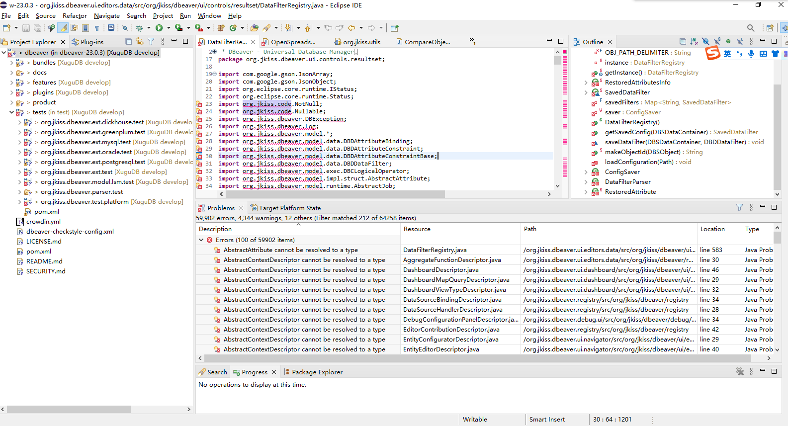 Ca Not Build Dbeaver In Eclipse · Dbeaver · Discussion 19922 · Github