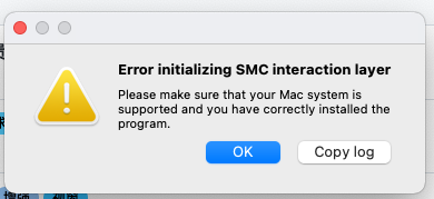 Error initializing SMC interaction layer · Issue #554 · crystalidea/macs-fan-control · GitHub