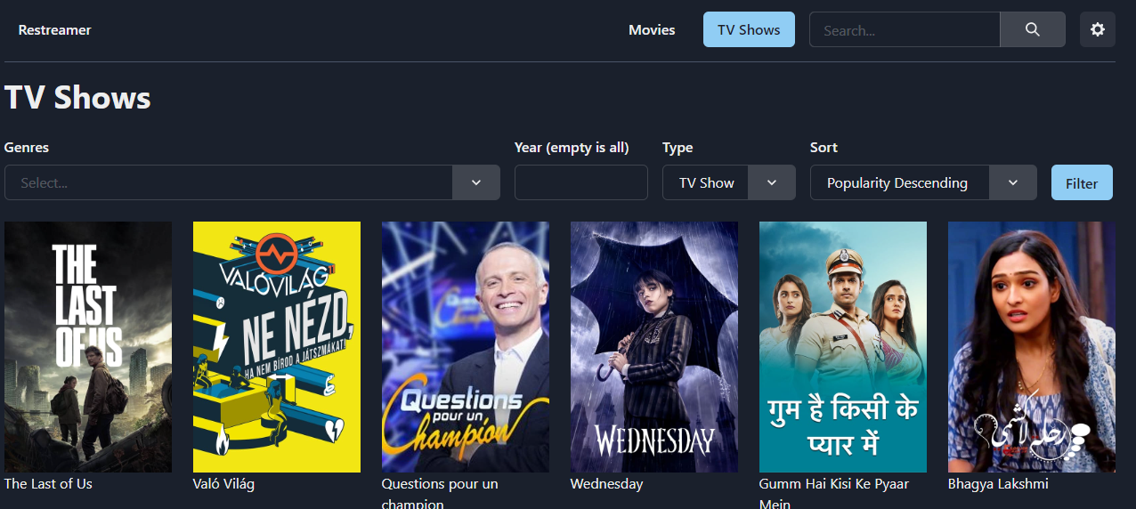 GitHub - JorrinKievit/restreamer: Desktop app for streaming movies and ...