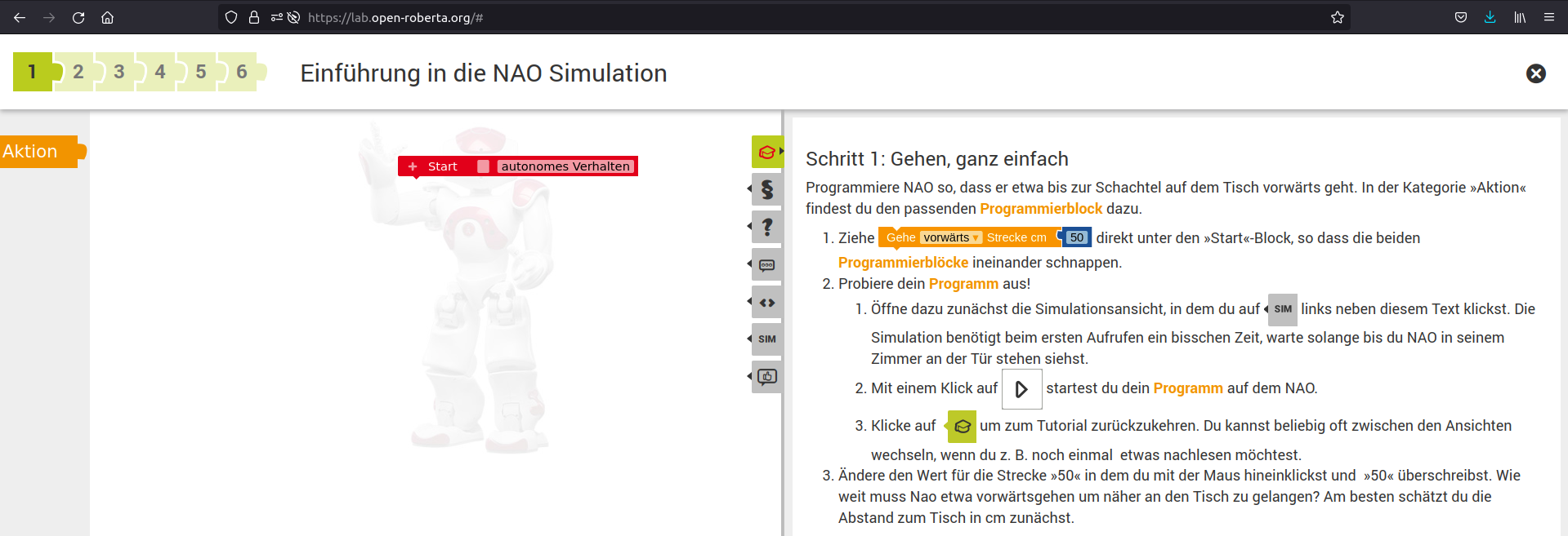 Incorrect step numbers (Schrittnummer) in NAO simulation tutorial · Issue #1146 · OpenRoberta ...