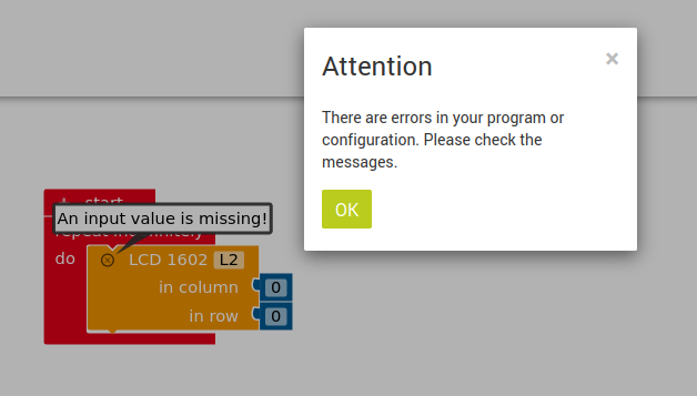 Arduinos LCD 1602 block missing `show text` input · Issue #1314 · OpenRoberta/openroberta-lab ...