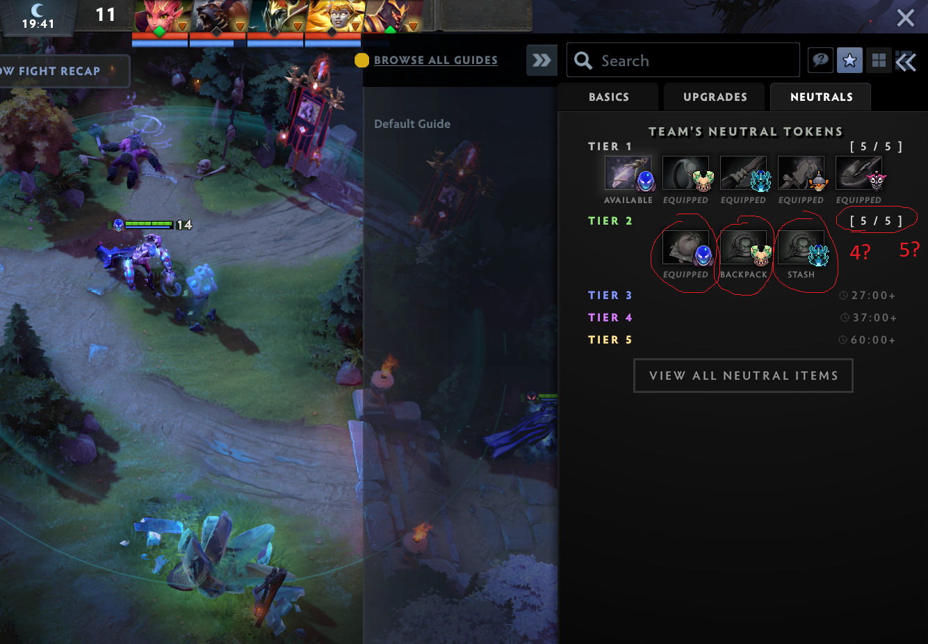 Neutral Tokens Found By Arc Wardens Tempest Double Become Unavailable For The Team · Issue