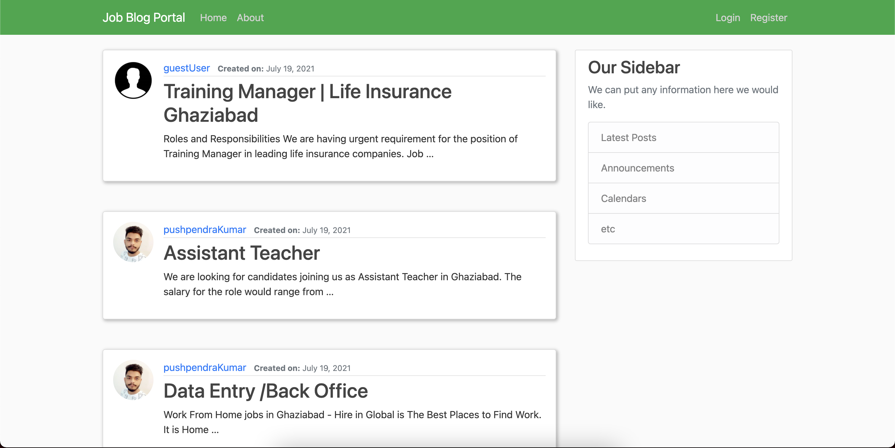 GitHub - Pushpendra9350/Blog-website-for-job-opening-with-Django: This ...