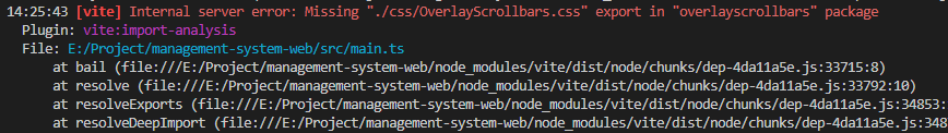 Vue3 Vite Use Cant Work · Issue 468 · Kingsoraoverlayscrollbars · Github