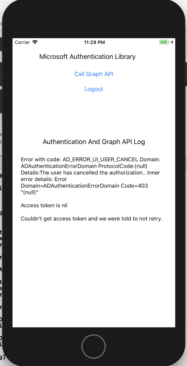 ADAuthenticationErrorDomain and asking every time to Enroll · Issue #3 · AzureADQuickStarts ...
