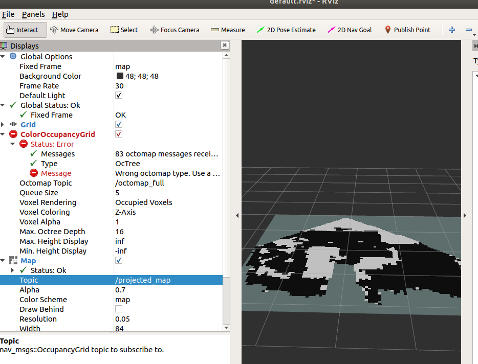 Nothing displayed in RViz and no image received · Issue #11 · ivipsourcecode/DS-SLAM · GitHub
