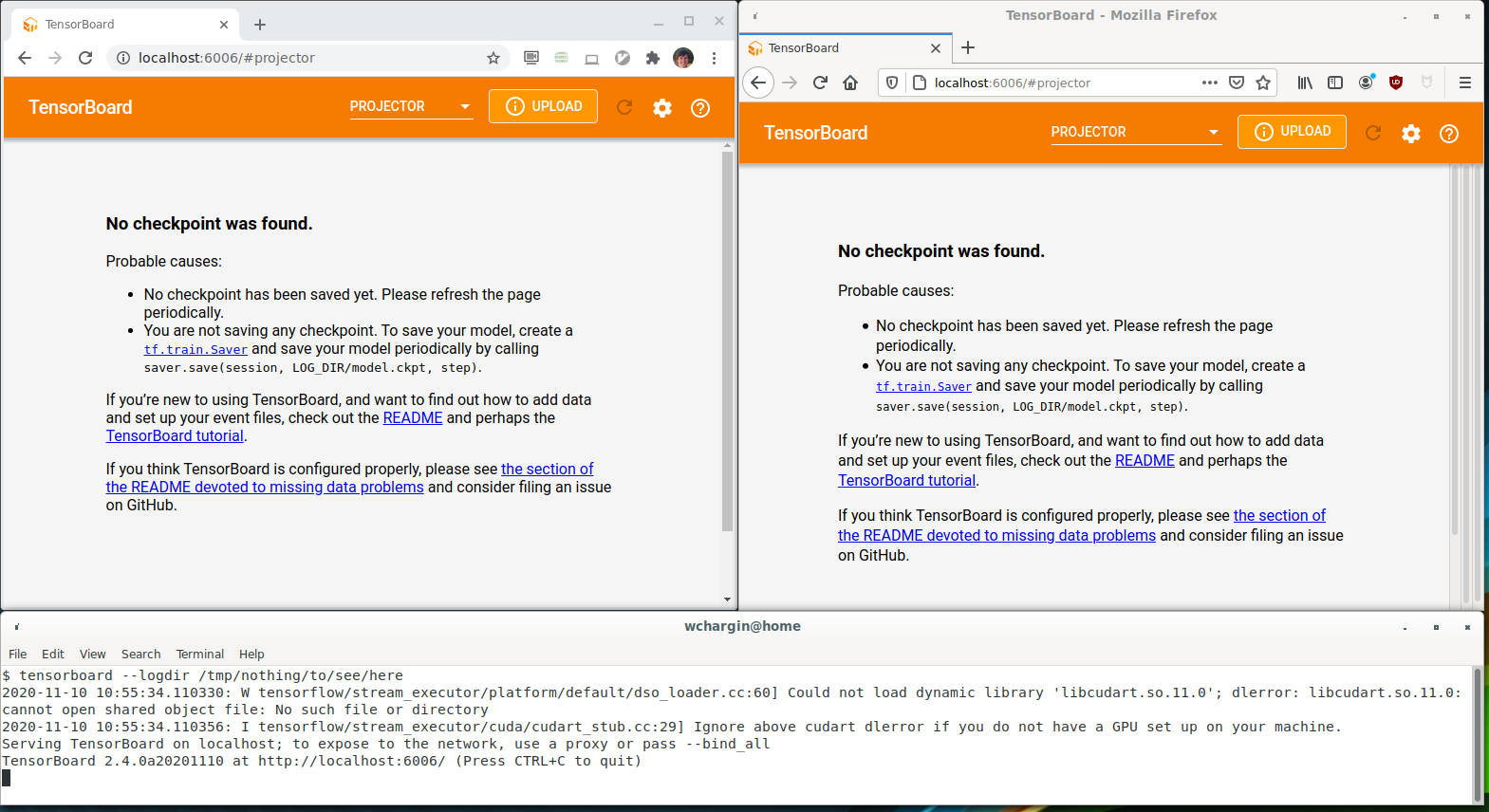 Dynamic projector plugin does not load in Firefox · Issue #2536 · tensorflow/tensorboard · GitHub