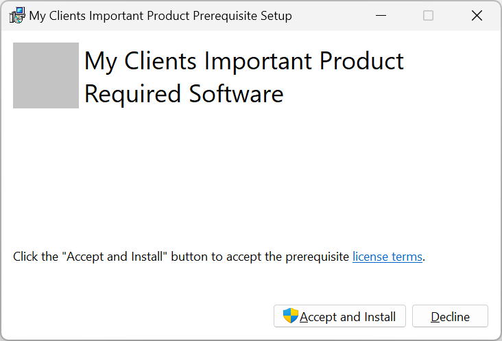 Prerequsite Required Dialog · Issue #7386 · wixtoolset/issues · GitHub