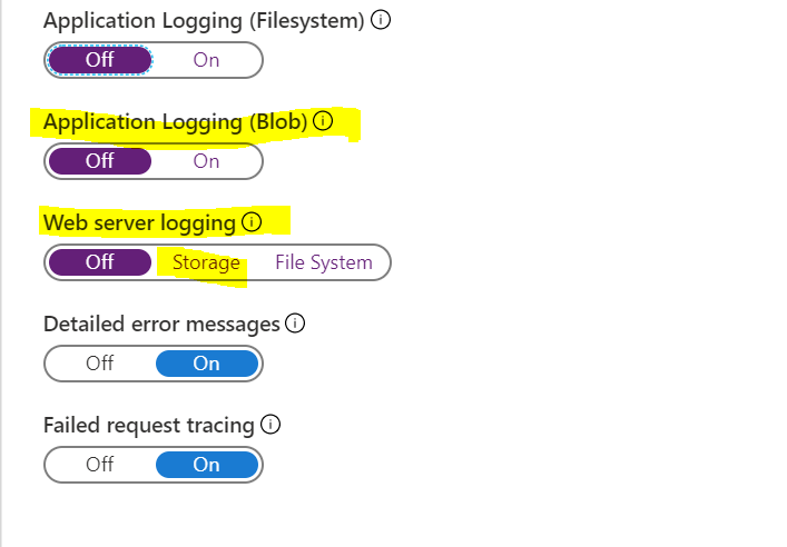 Az Webapp Log Config Should Support Blob Storage · Issue 10964 · Azure Azure Cli · Github