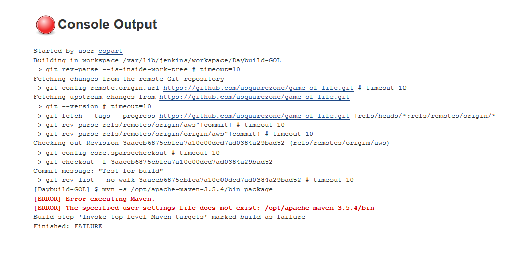 While i try to run mvn package command on jenkins it throughs an error · Issue #176 · QT-DevOps ...