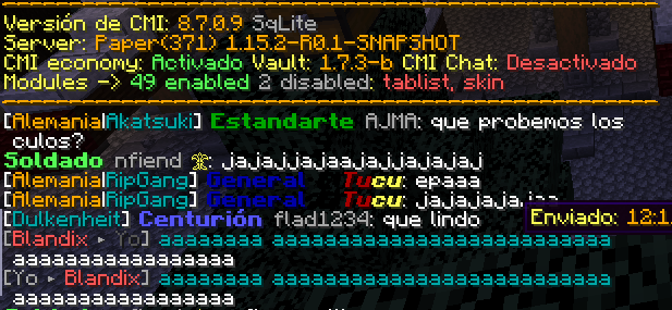 CMI breaks TownyChat formatting · Issue #3576 · Zrips/CMI · GitHub