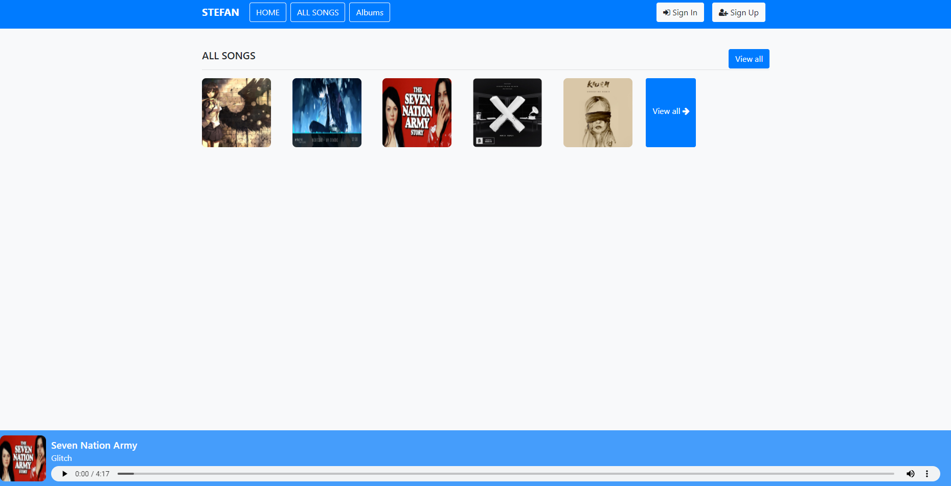 GitHub - stefanspinu/MusicPlayer: A simple music player