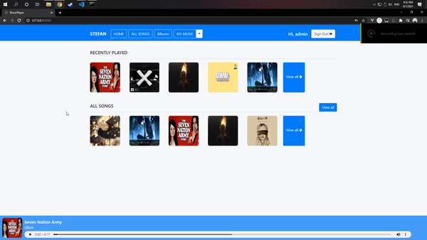 GitHub - stefanspinu/MusicPlayer: A simple music player