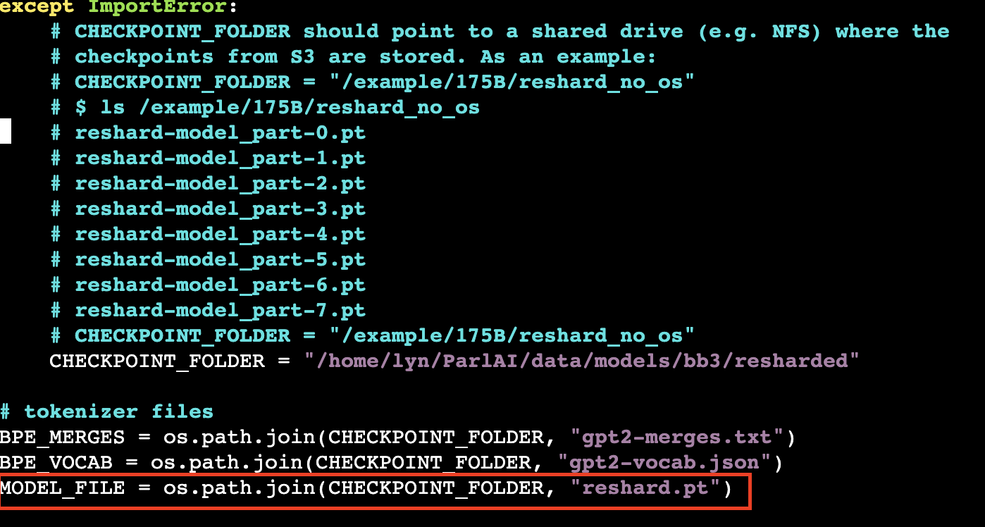 BB3 30B model reshard problem · Issue #425 · facebookresearch/metaseq ...