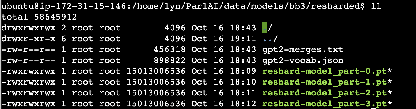 BB3 30B model reshard problem · Issue #425 · facebookresearch/metaseq · GitHub